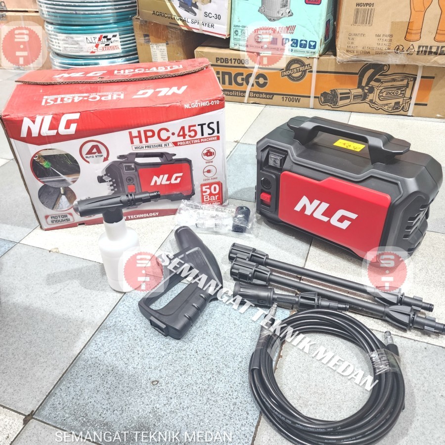 Jual HPC45TSI MESIN STEAM CUCI MOBIL MOTOR JET CLEANER AC 50 BAR NLG ...