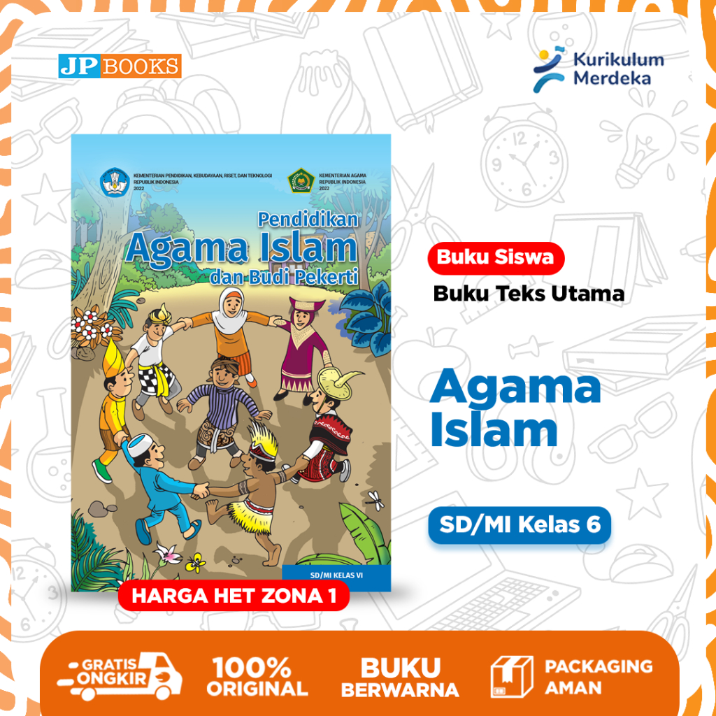 Jual JP Books – Buku Siswa Teks Het Kurmer Sekolah Agama Islam Sd/Mi Kelas 6 - Kurikulum Merdeka ...