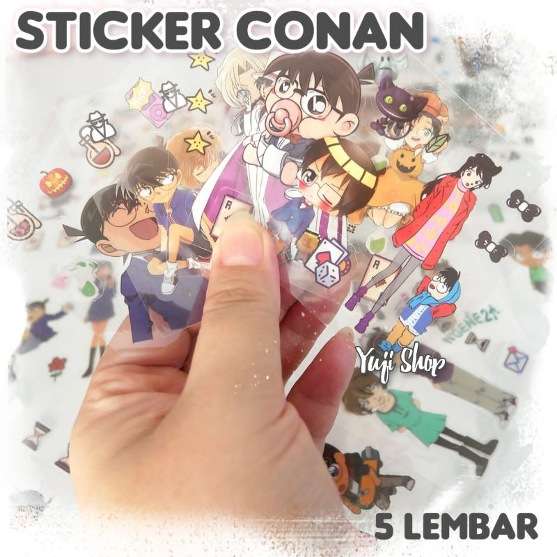 Jual (Yuji Shop) Sticker ECER 5 lembar Detective Conan Masu Harry ...