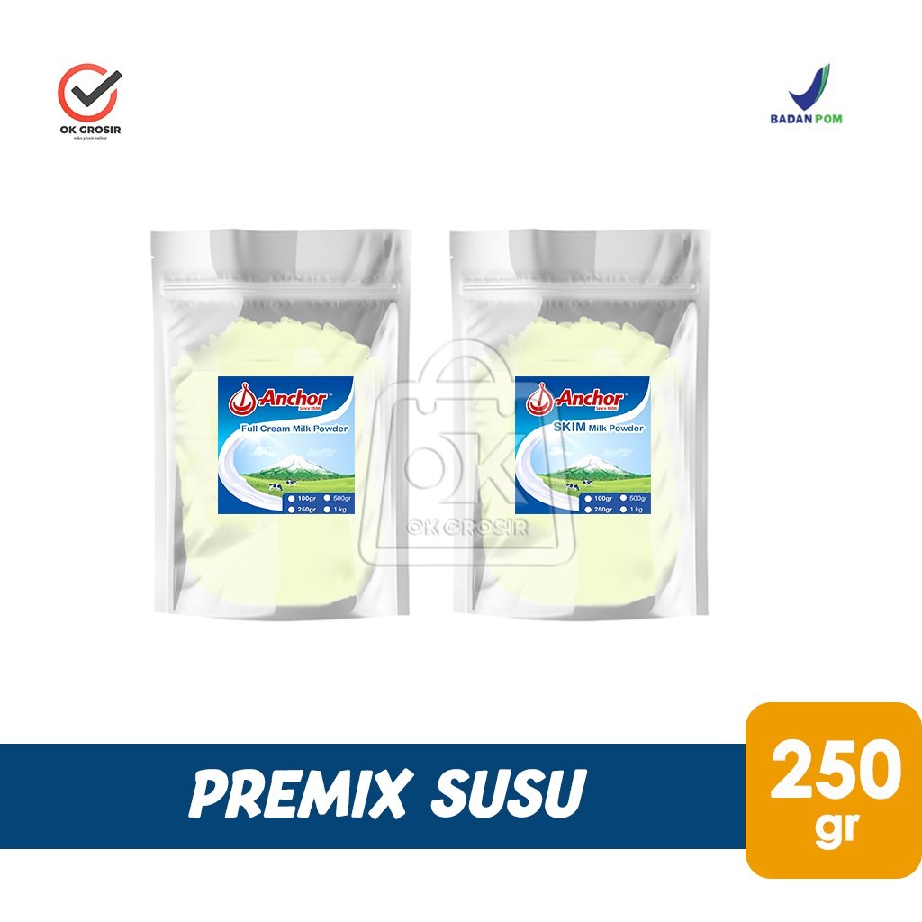 Jual Premix Susu Bubuk Anchor / Full Cream / Skim Powder For Baking ...