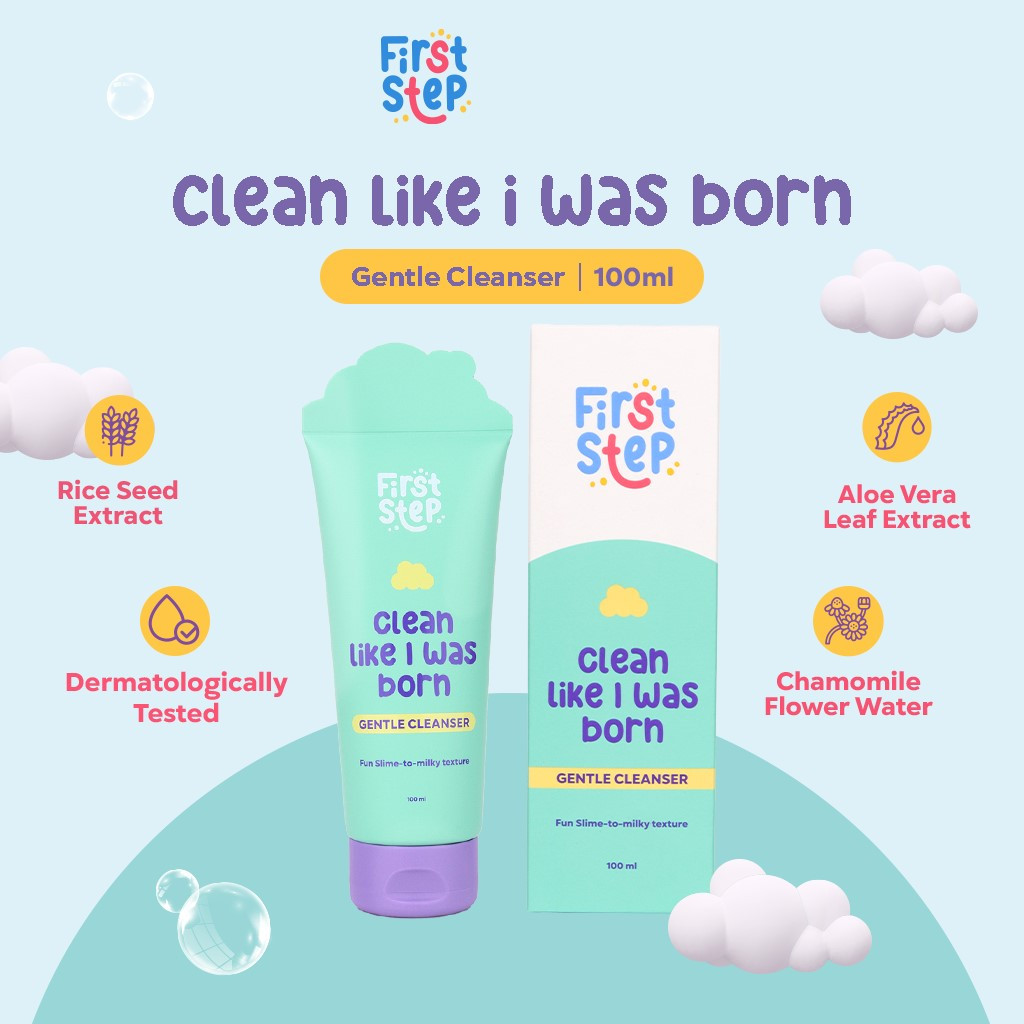 Jual FIRST STEP Clean Like I was Born Gentle Cleanser 100ml - Sabun ...