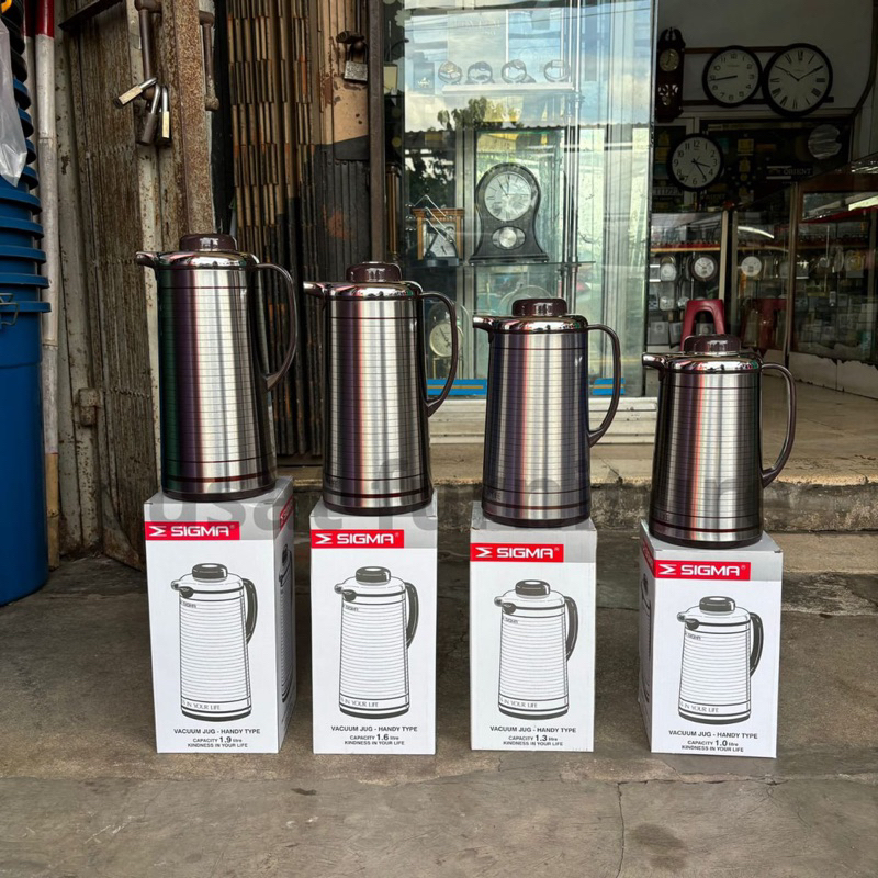 Jual SIGMA Termos Air Panas Stainles Steel 1 Liter 1,3 Liter 1,6 Liter ...