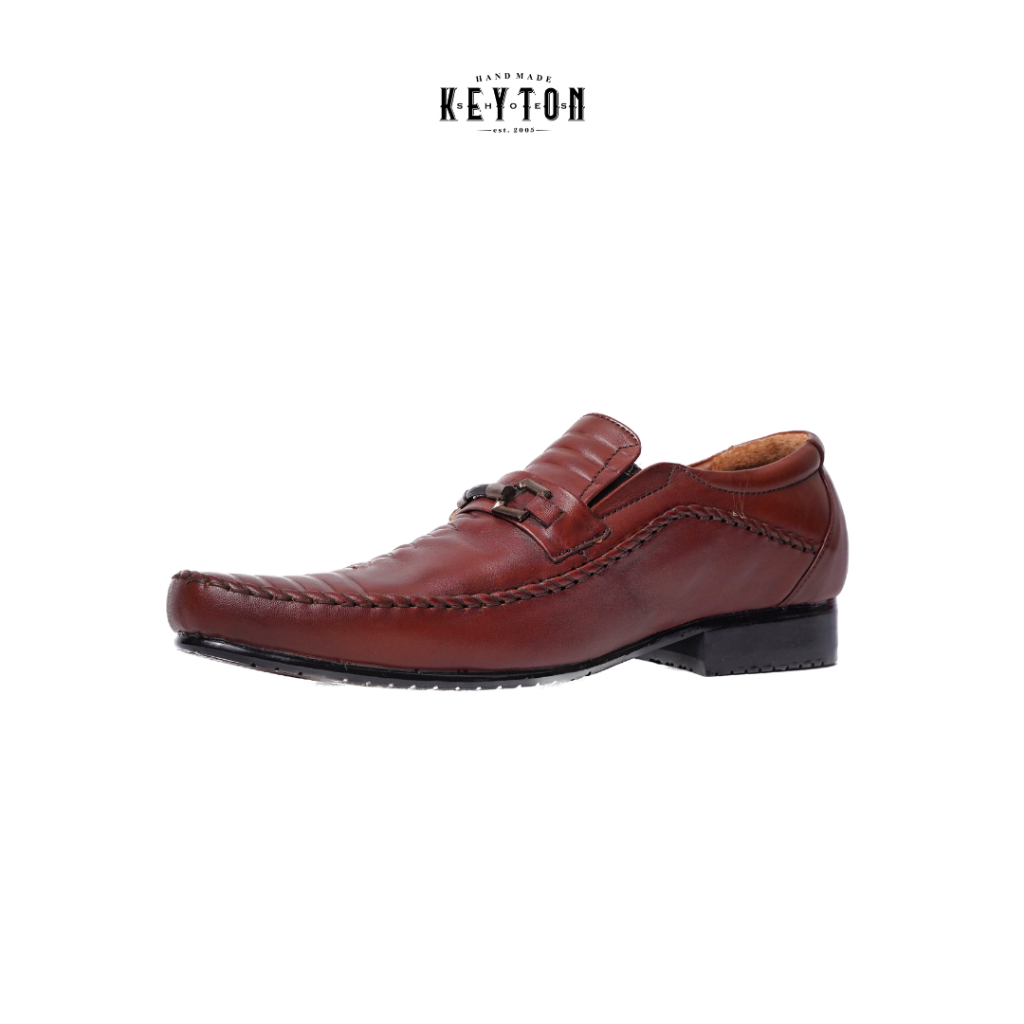 Jual Keyton Leather - PALERMO BROWN Sepatu kulit pria 100% asli handmade formal coklat hitam ...
