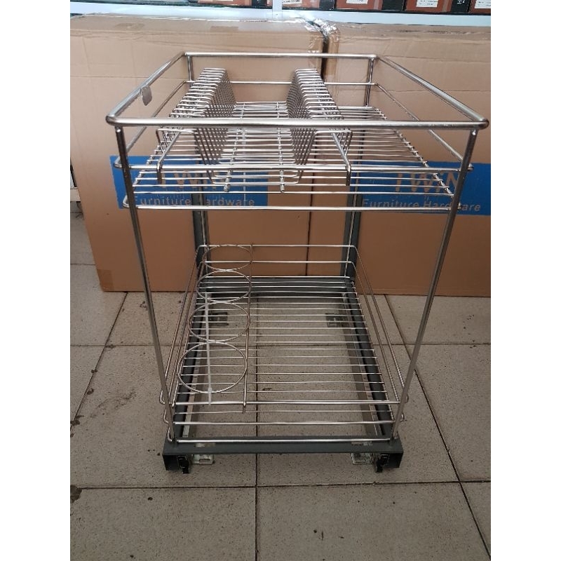 Jual RAK PIRING BAWAH SS TWIN | Shopee Indonesia