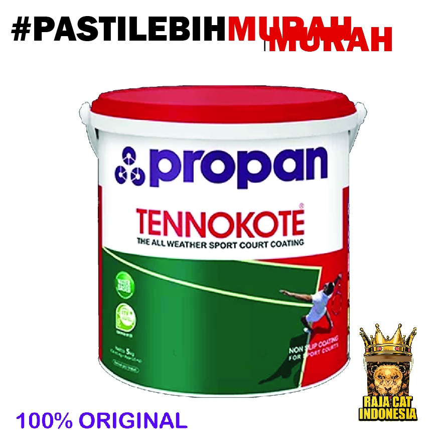 Jual Cat Lapangan Lantai Beton Propan Tennokote + Pasir Warna Khusus 5 ...