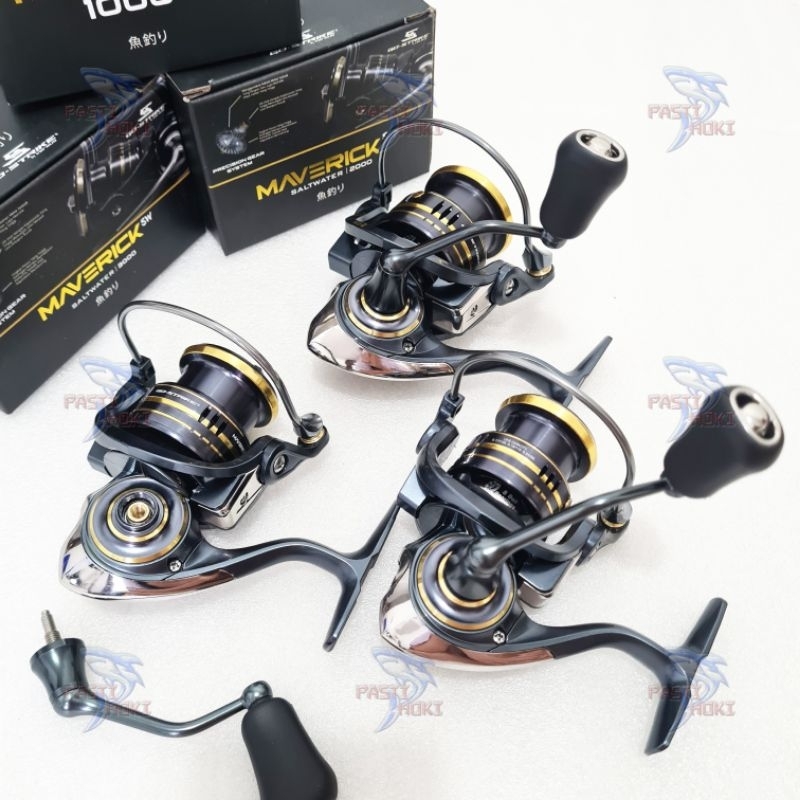 Jual Reel Pancing Versus Go Strike Maverick SW Water proof seal ...