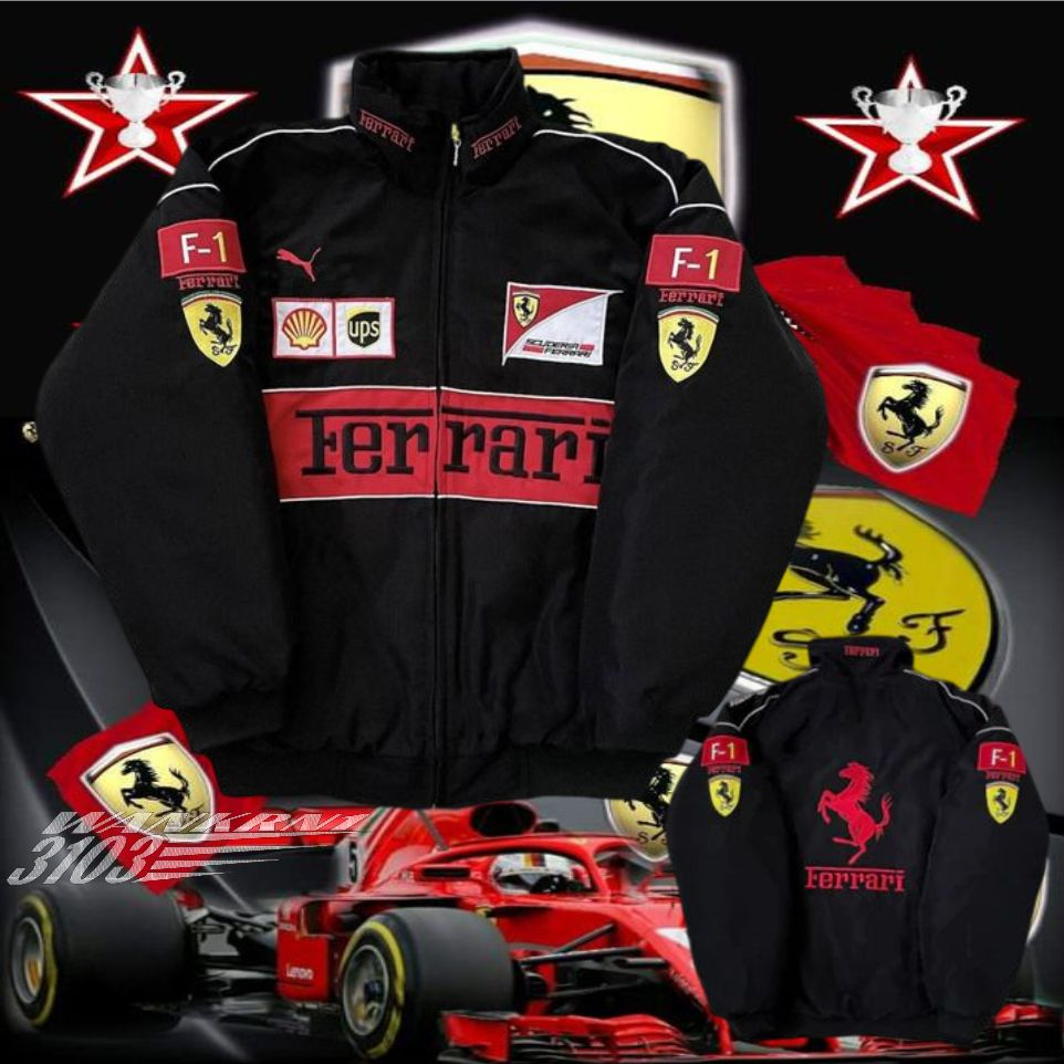 Jual Jaket Ferrari Nascar Vintage F1 Racing | Shopee Indonesia