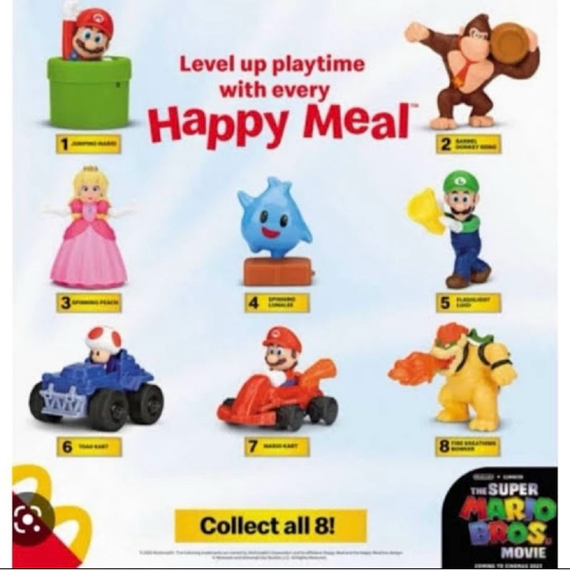 Jual Mainan Mcd The Super Mario Bros /Mainan Happy Meal Super Mario ...