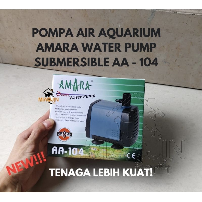 Jual Pompa Amara AA 104 Submersible Pump Kolam Aquarium Akuarium Yang Celup Hydroponic Ikan Air ...
