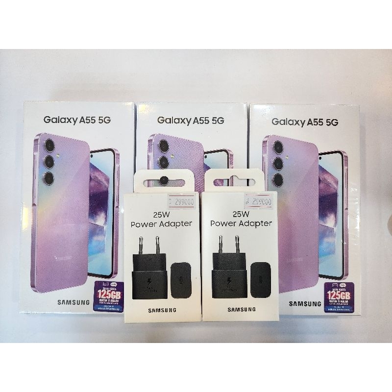 Jual Samsung galaxy A55 5g 12/256 Free adaptor charger Garansi resmi ...