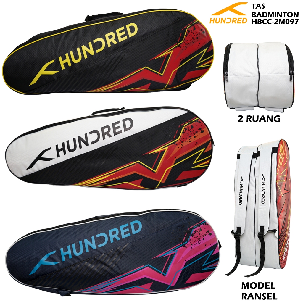 Jual Tas Olahraga Badminton Original Merk Hundred Serie HBCC2M097 - Tas ...