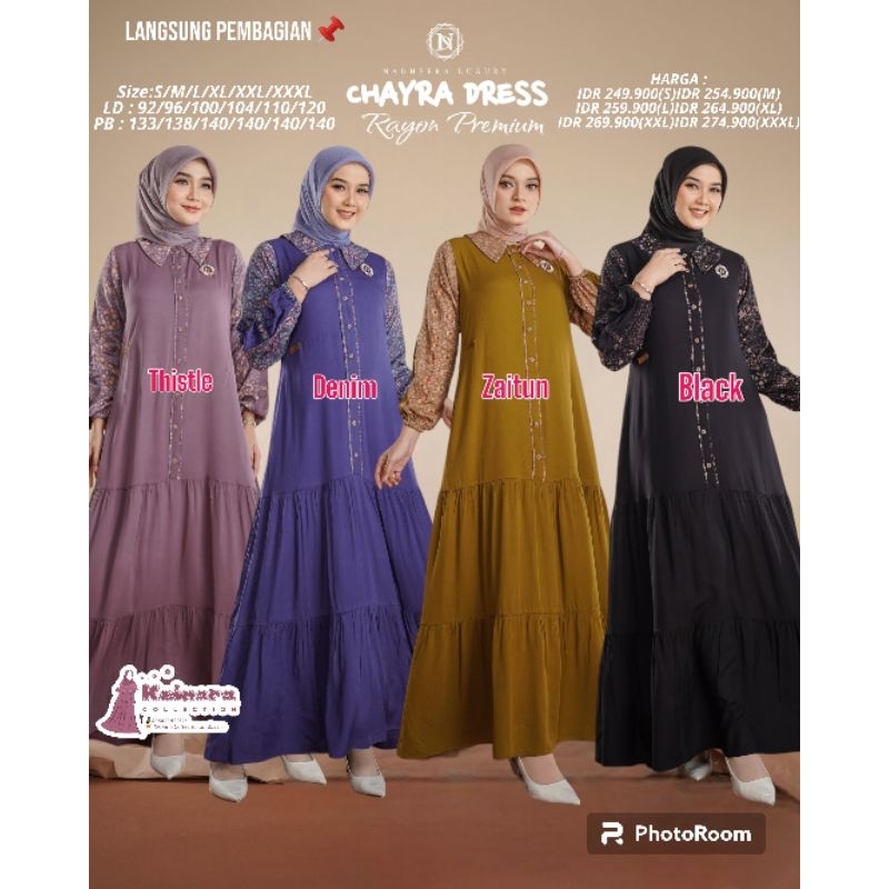 Jual CHAYRA DRESS NADHEERA LUXURY | Shopee Indonesia