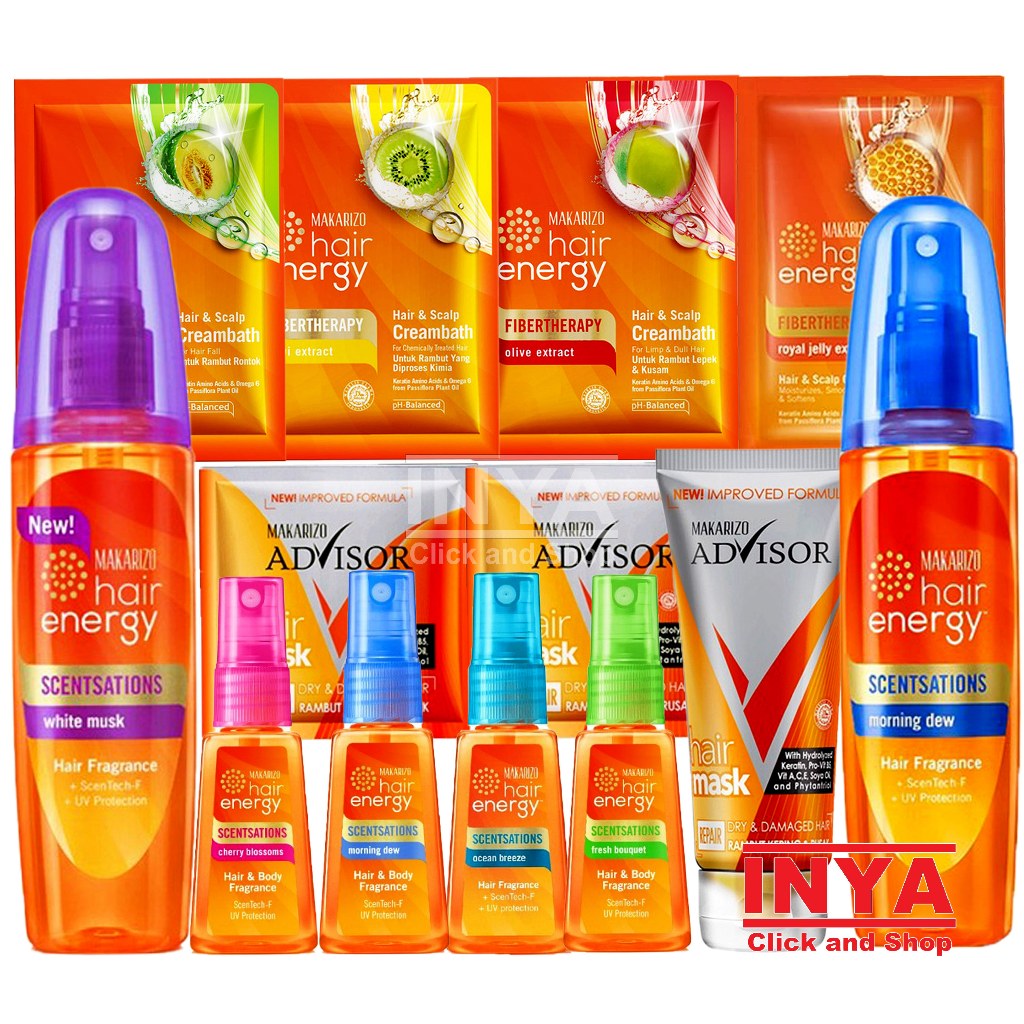 Jual MAKARIZO Creambath Fibertherapy Scentsations Hair Fragrance ...