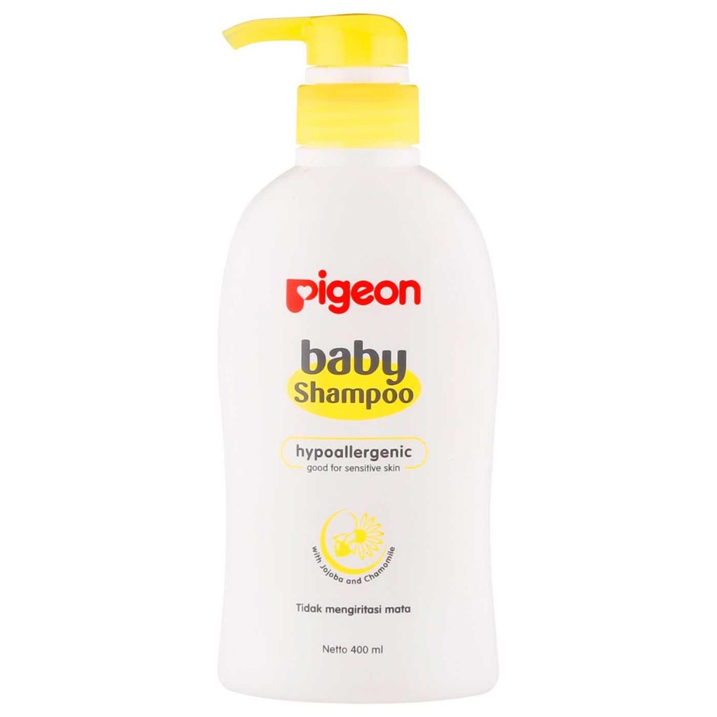 Jual Pigeon Baby Shampoo Cair Botol Pump Kuning [Jojoba and Chamomile ...