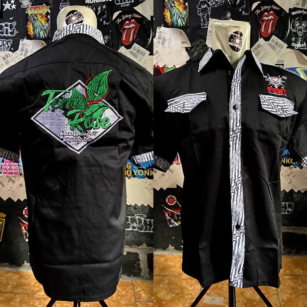 Jual kemeja psht temu rose - kemeja psht barik - hem psht temu rose ...