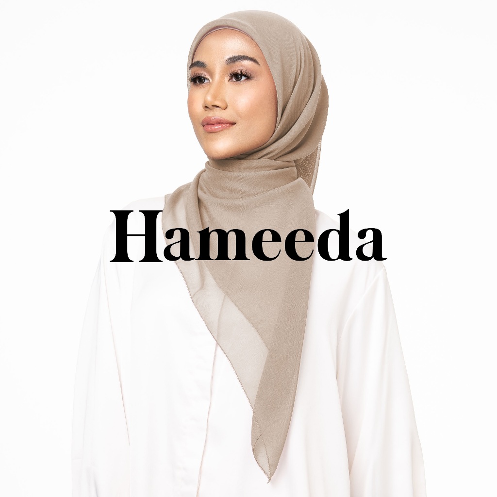 Jual Hameeda - Nour Paris Square Hijab | Segi Empat Eyelash Hem Stitch ...