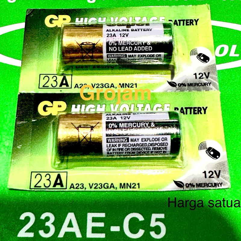 Jual Baterai Battery 23A 23AE 23 A GP23A GP 23AE GP 23A 27 A 27A GP27A ...