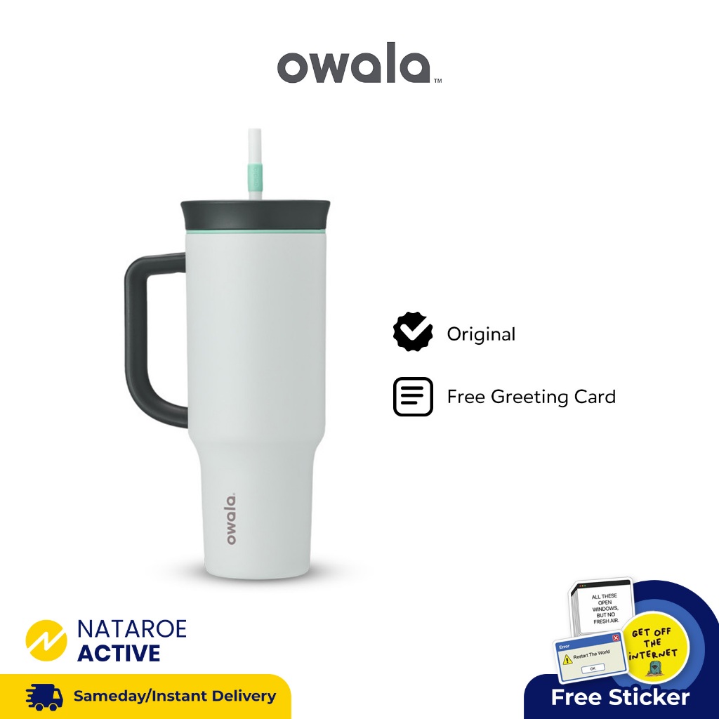 Jual Tumbler OWALA 40oz Stainless Steel - Cloudscape | Shopee Indonesia