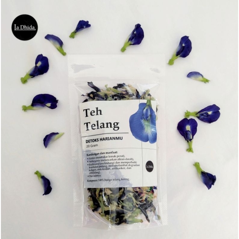 Jual Bunga Telang Kering La Dhida (20 gr) | Shopee Indonesia