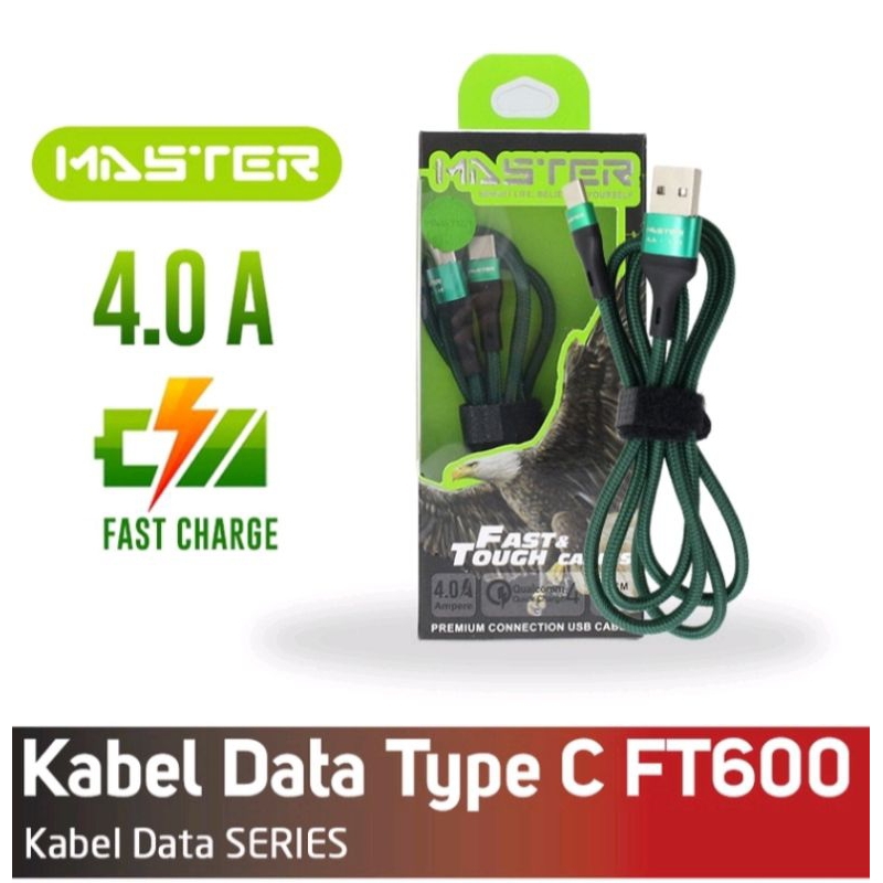 Jual KABEL DATA MASTER FT600 MICRO. TIPE C. IPHONE | Shopee Indonesia