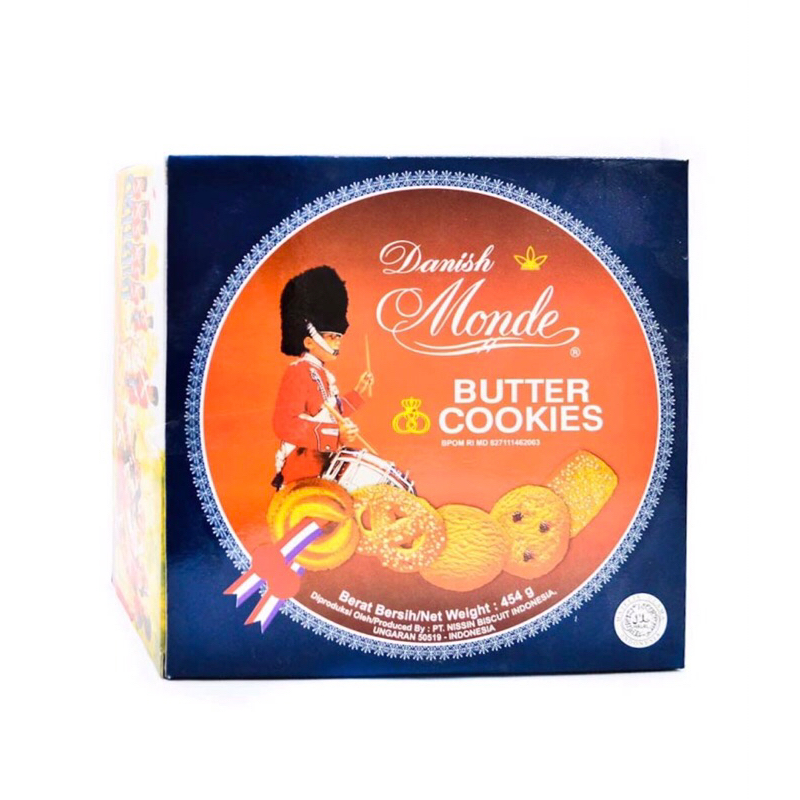Jual Monde Butter Cookies 454gram (kemasan kaleng) | Shopee Indonesia