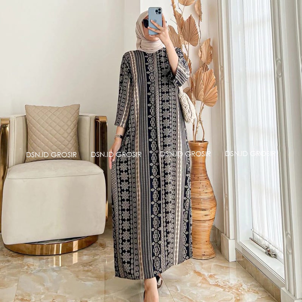 Jual Daster Gamis Semata Kaki / Long Daster Lengan 3/4 / Daster ...