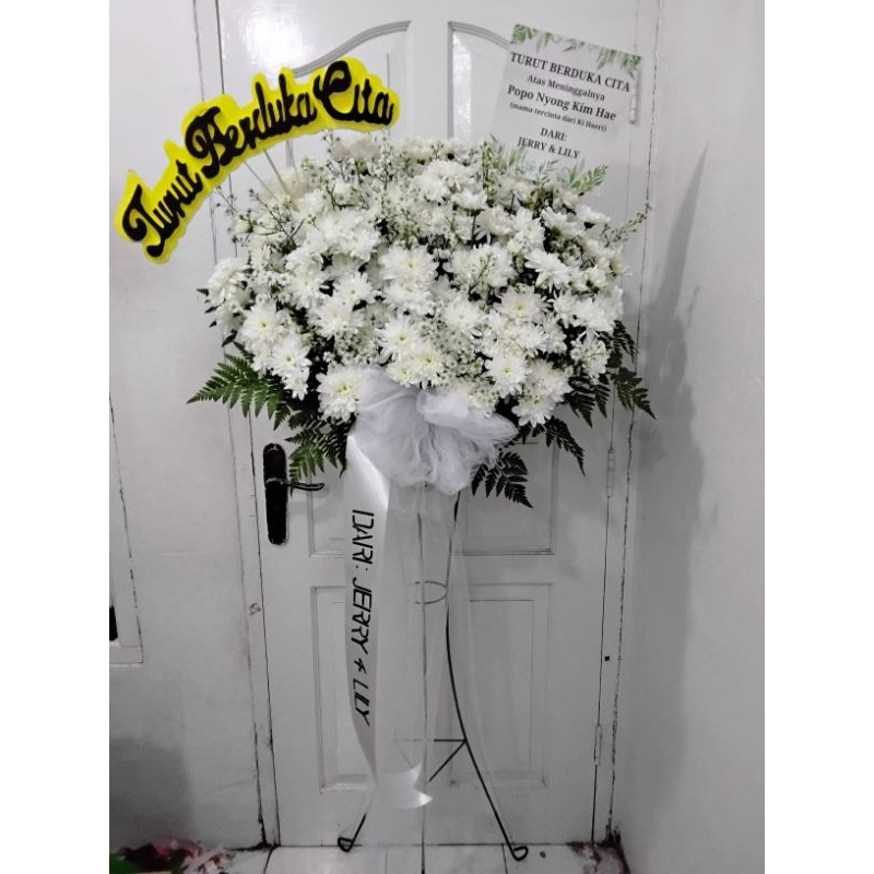 Jual STANDING FLOWER DUKA CITA,CONDOLENCES,REST IN PEACH,TURUT BERDUKA ...