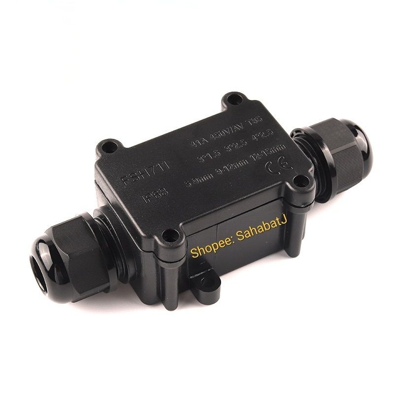 Jual Konektor Kabel Waterproof IP68 Kotak Box 2 Pin Sambungan Kabel ...