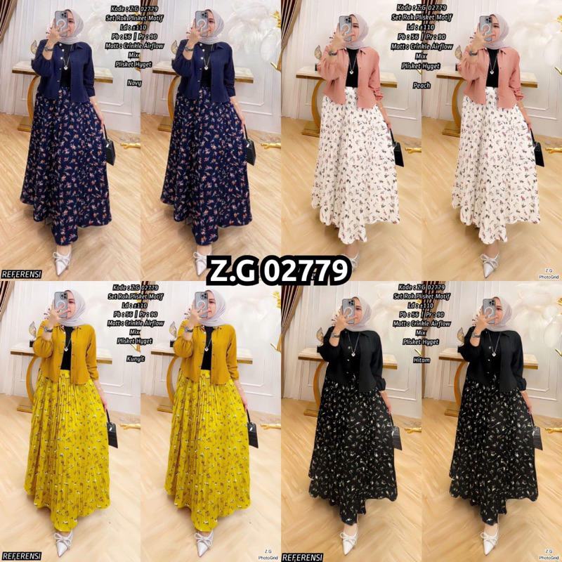 Jual ONE SET DINA ROK PLISKET | Shopee Indonesia