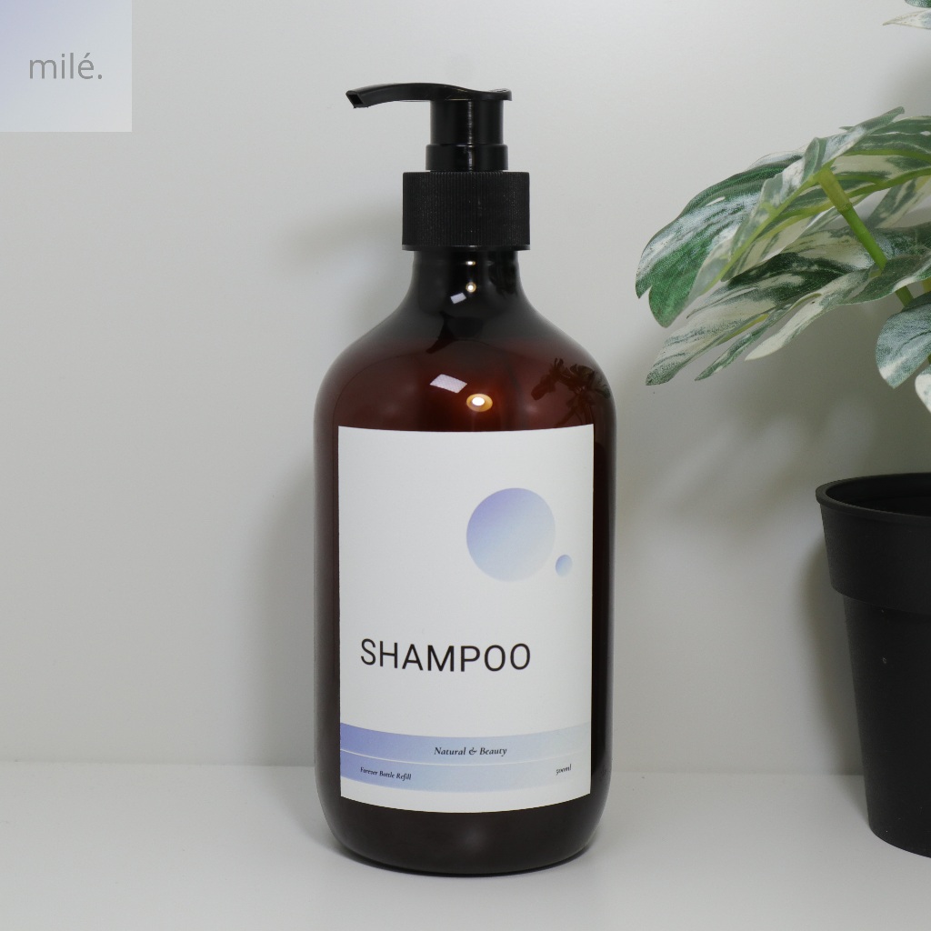 Jual BOTOL PUMP REFILL AESTHETIC BOTOL ISI ULANG AMBER SABUN CAIR ...