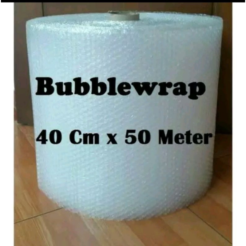 Jual BUBBLE WRAP 50 METER X 40CM TEBAL, READY HITAM & PUTIH | Shopee ...