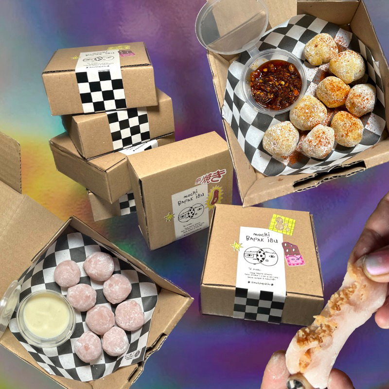 Jual (FULL SLOT/BACA DESC) Mochi Bapak Ibu / Mochi Bites / isi 8 ...