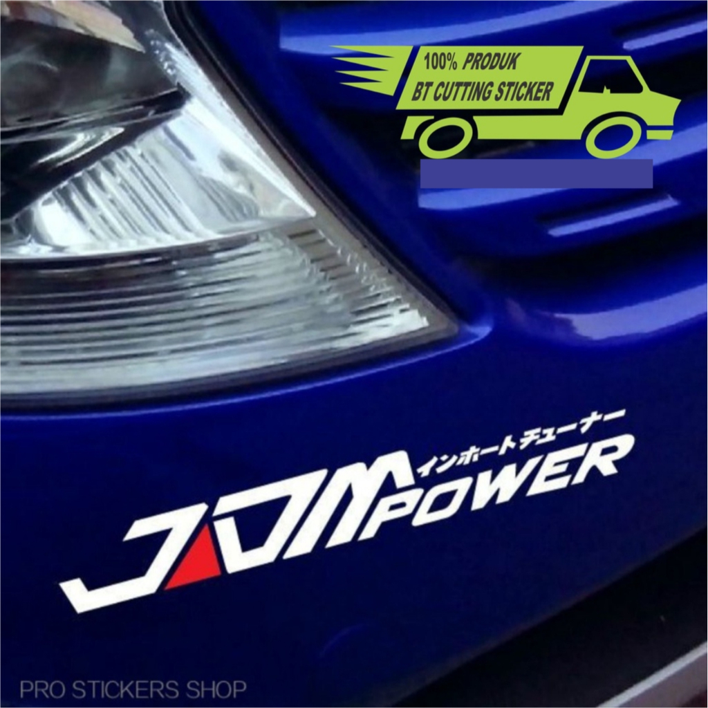 Jual STICKER STIKER JDM POWER STICKER IKLAN STIKER KEREN STICKER MOBIL ...