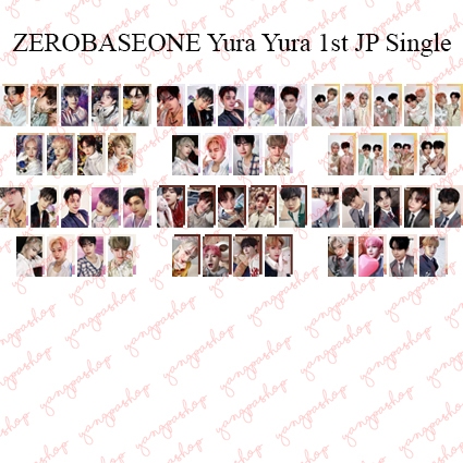 Jual [READY / SET] ZEROBASEONE YURA YURA 1ST JAPAN SINGLE ZERO ZB1 PHOTOCARD FAN MADE UNOFFICIAL ...