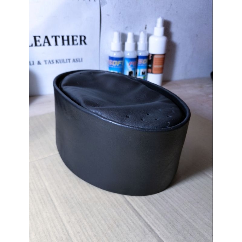 Jual Topi Peci Songkok Hitam Putih Cokelat Kopeah Merah Bahan Kulit ...
