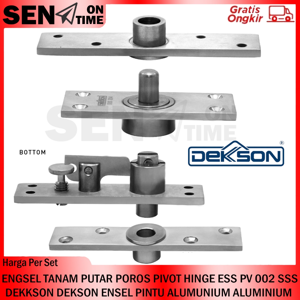 Jual Dekson Engsel Tanam Putar Poros Pivot Hinge Ess Pv 002 Sss Dekkson ...