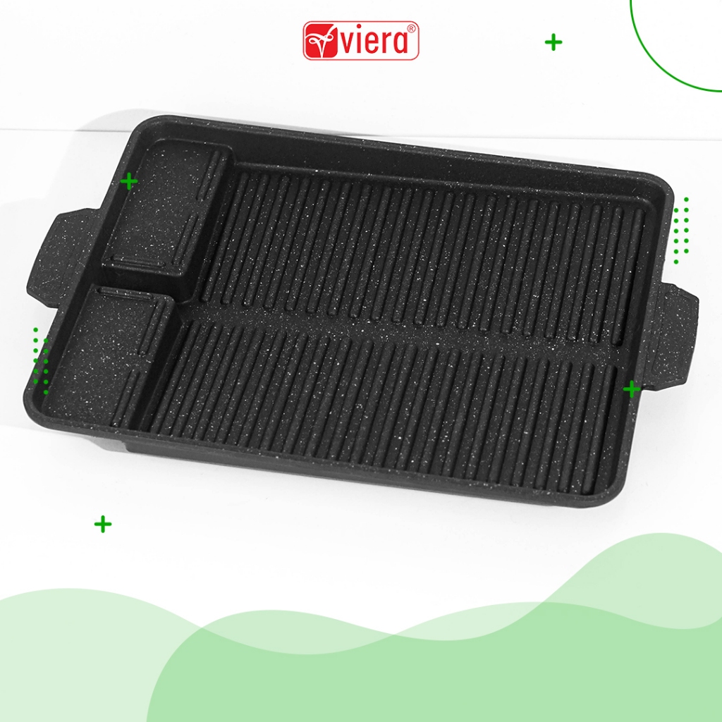 Jual Viera - Grill Pan Yakiniku Korean BBQ Panggangan Anti Lengket Oil ...