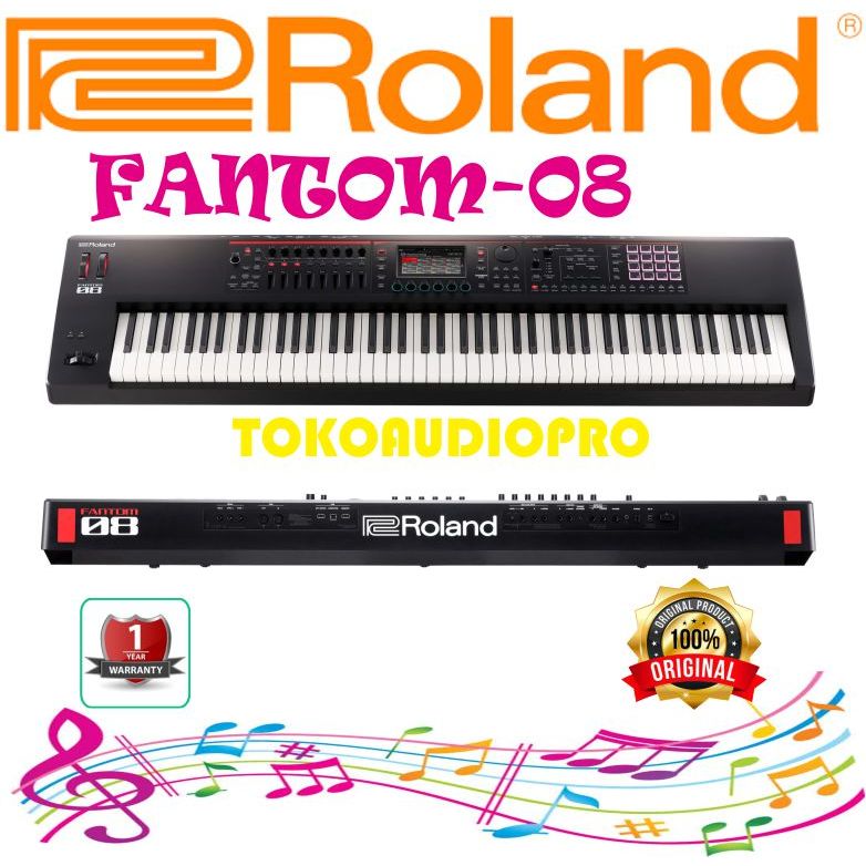 Jual Roland Fantom 08 Music Workstation Keyboard Fantom08 Synthesizer