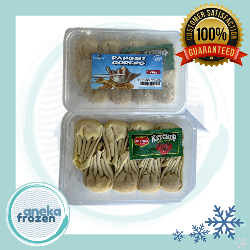 Jual pangsit goreng isi 8pcs / pack aneka frozen malang | Shopee Indonesia