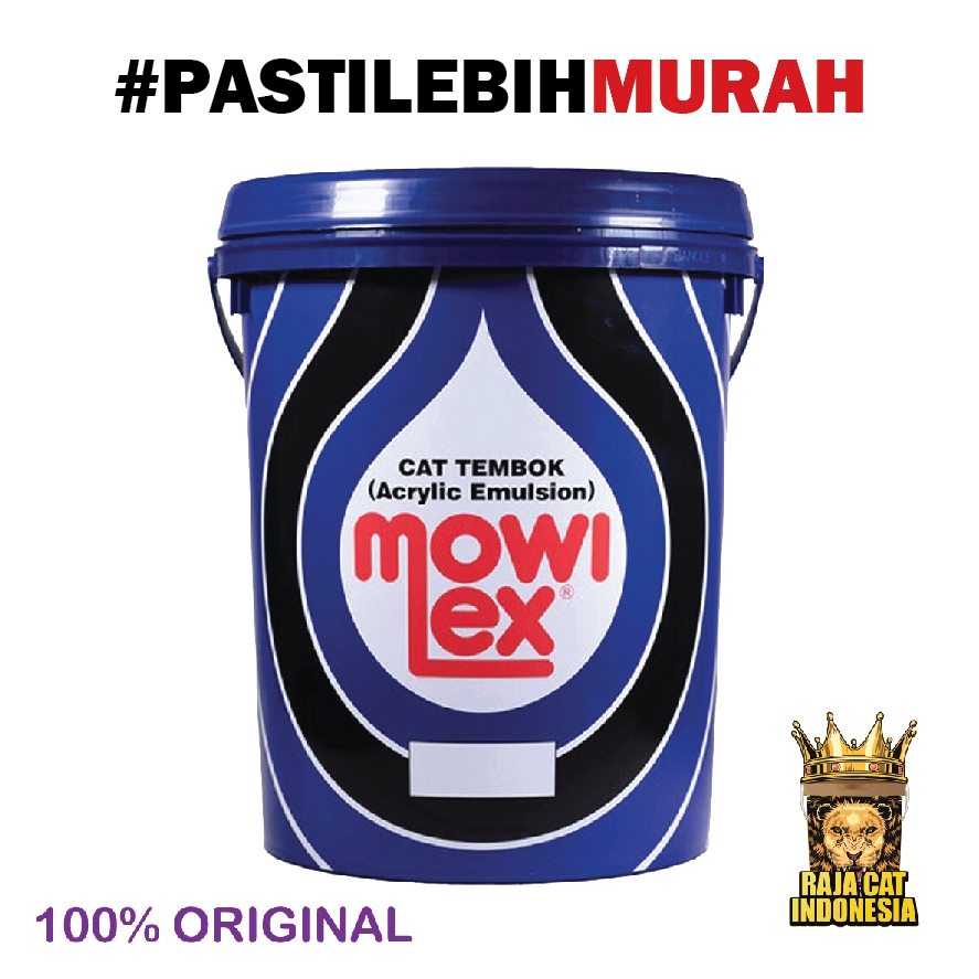 Jual Cat Tembok Plafon Mowilex Emulsion Warna Putih E100 20 Liter