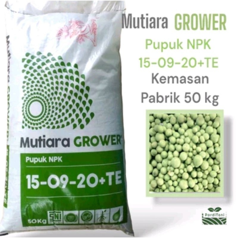 Jual Pupuk Npk Meroke Mutiara GROWER 15-09-20+TE 50 Kg | Shopee Indonesia