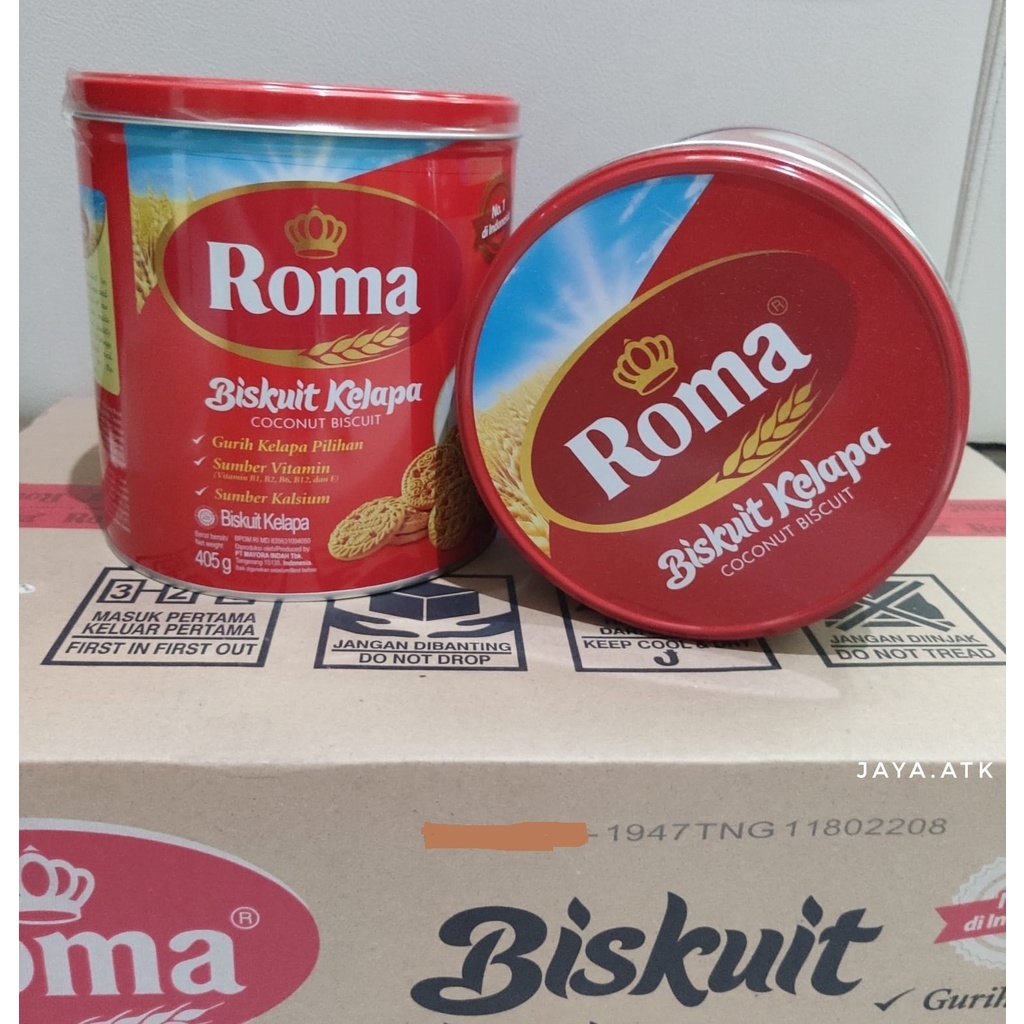 Jual ROMA KELAPA KALENG 345GR - SATUAN - EXP Desember 2025 | Shopee ...