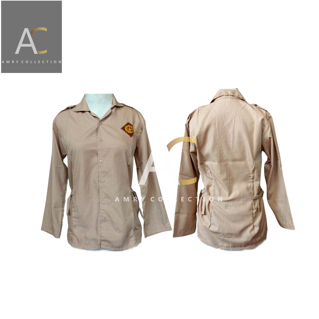Jual Seragam Pramuka Model TALI Lengan Panjang Seragam Sekolah Baju Pramuka By.Amrycollection ...