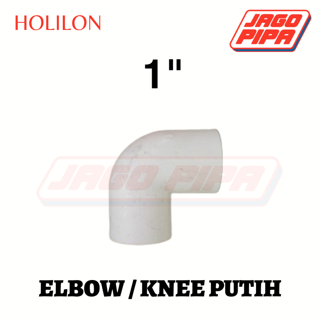 Jual Holilon PUTIH Knee 1 Inch AW Elbow Knie 90 Fitting PVC 1" | Shopee ...