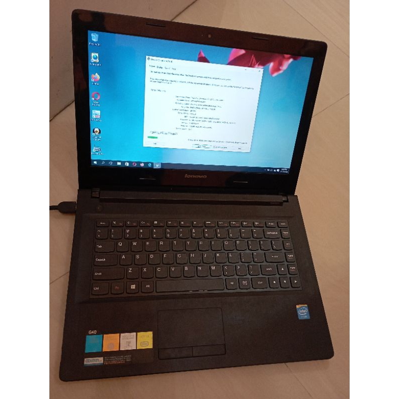 Jual Laptop Lenovo G40-30 N3530 ram 2 gb 14 inc siap daring | Shopee ...