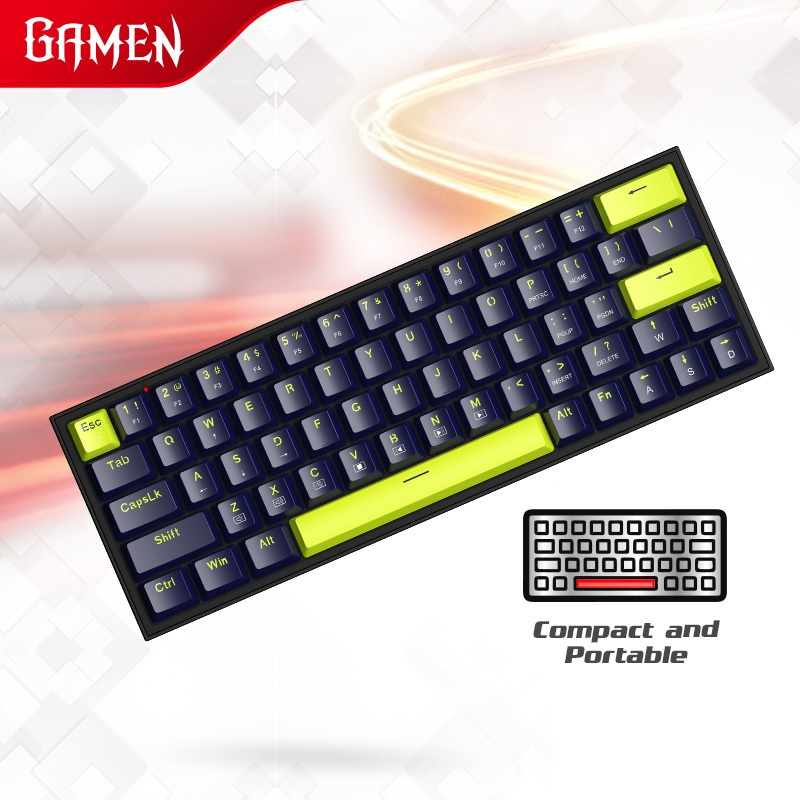 Jual GAMEN Titan V Lite Latest Titan Series Keyboard Gaming Mechanical ...