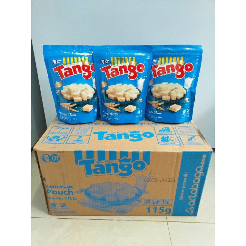 Jual Tango Wafer Pouch 99 Gram 1 Dus | Shopee Indonesia