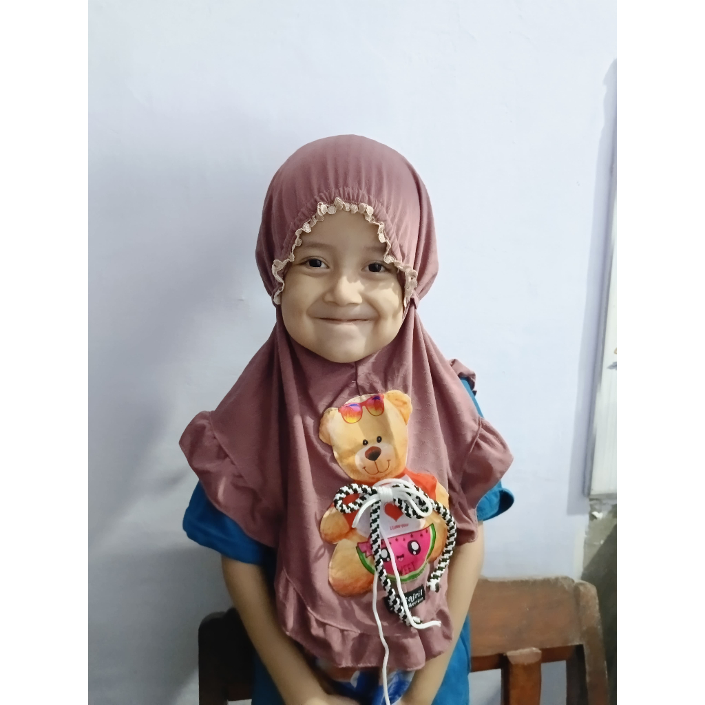 Jual |AL FAJRIL BEAR] KERUDUNG ANAK STRADA hijab anak karakter bear ...