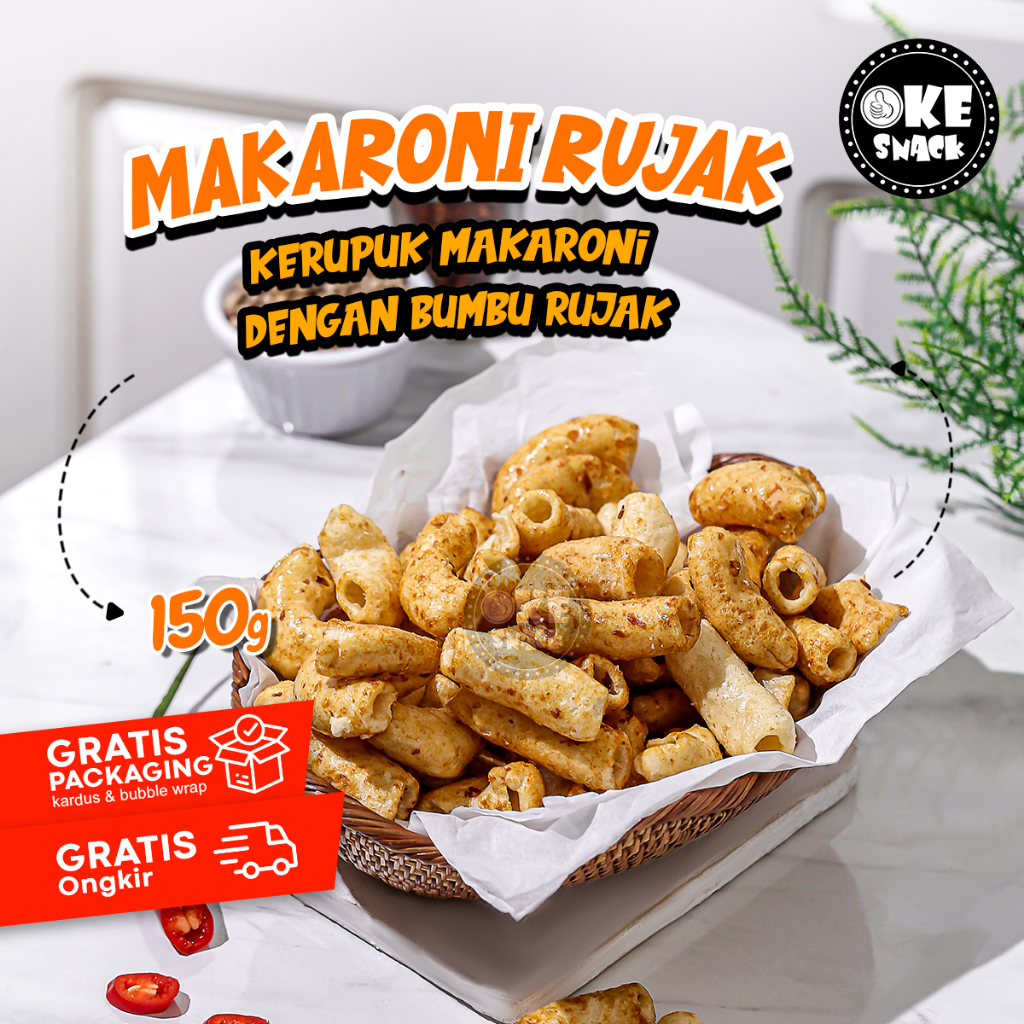 Jual Makaroni Bumbu Rujak | Makaroni Rujak - 150g | Shopee Indonesia Jual Makaroni Bumbu Rujak | Makaroni Rujak - 150g | Shopee Indonesia
