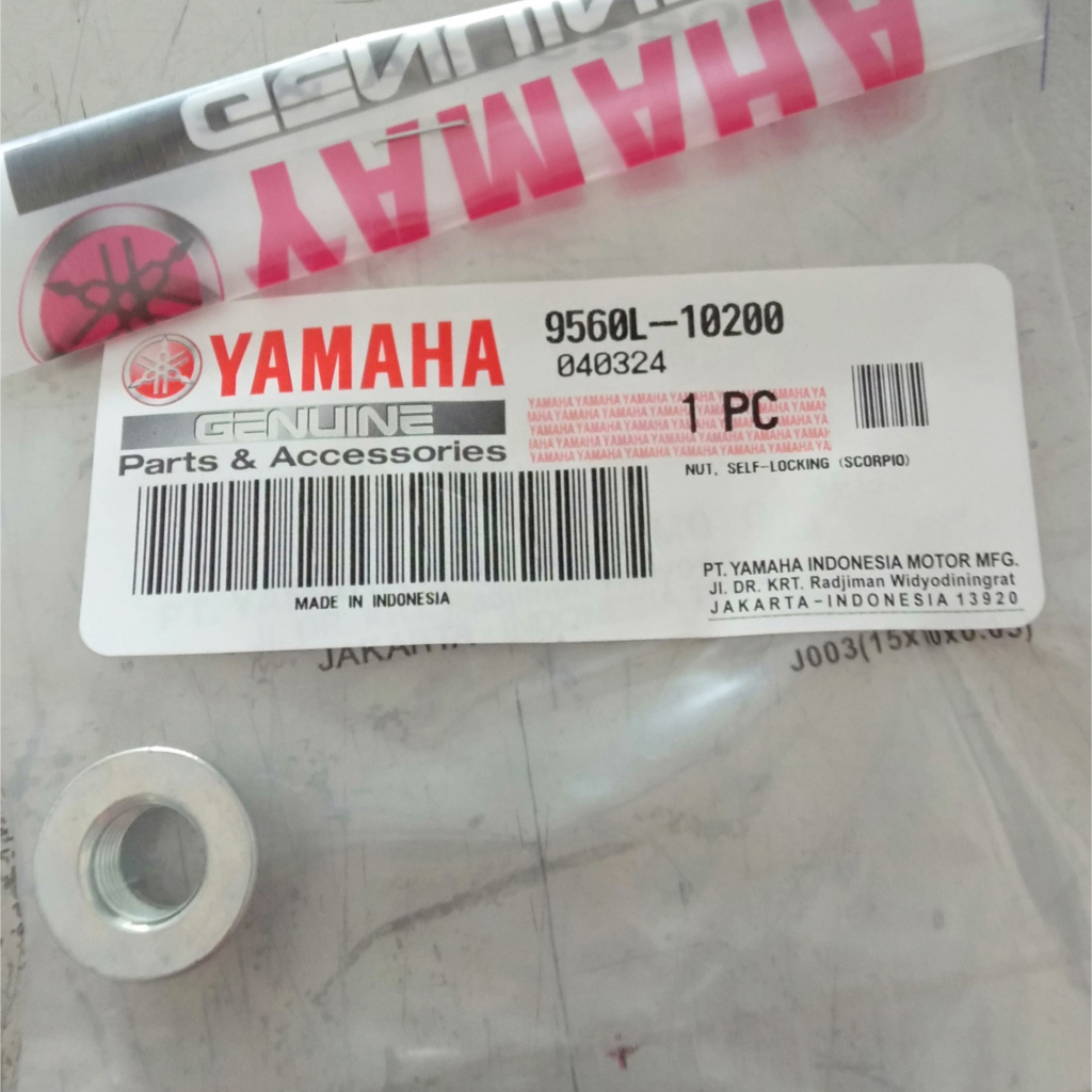 Jual NUT, SELF-LOCKING (SCORPIO) / MUR STANDAR SAMPING - SCORPIO ...